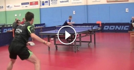 Amazing Backhand Shot in Table Tennis | Klipland.com