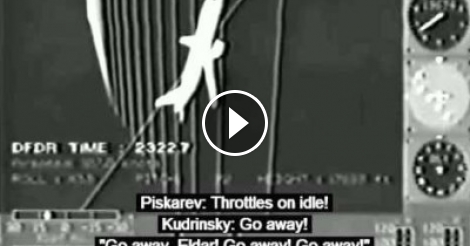 Crash Animation Of Aeroflot Flight 593 In Which Pilot Let His 16-Year ...