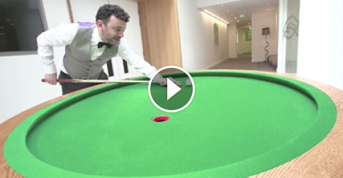 Awesome Elliptical Pool Table | Klipland.com