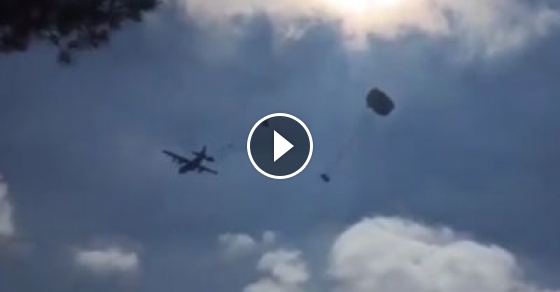Army Humvees Crash Into A Million Pieces After Failed Airdrop ...