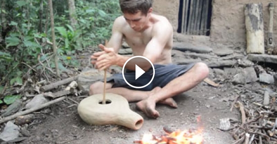 Making A Forge Blower Using Primitive Technology | Klipland.com