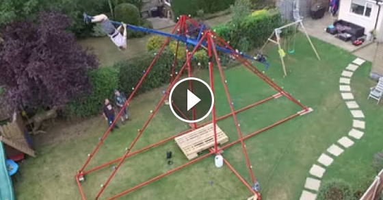 Colin Furze Upgrades His Giant 360 Swing With A Paramotor | Klipland.com