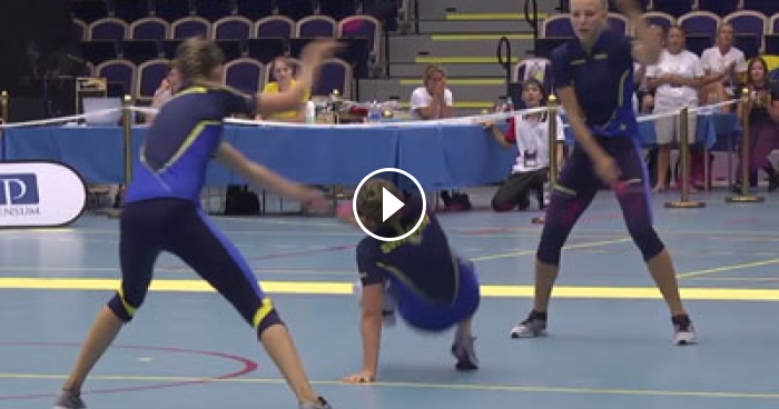 Swedish Girls Rope Skipping Team Performs A Flippin' Sweet Routine At ...