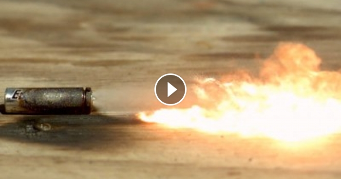 Exploding Batteries Captured In Slow Motion | Klipland.com