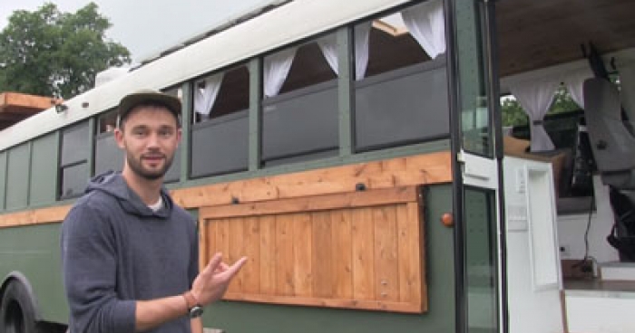He Transformed An Old Bus Into Spectacular Home, Just Wait You See ...