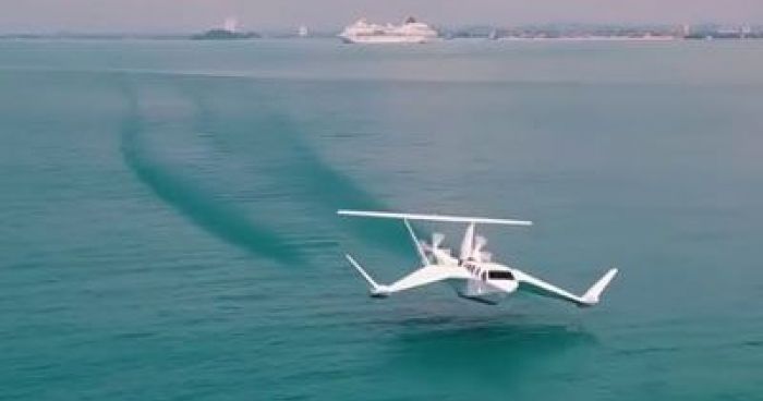 Airfish-8 Is A Flying Boat, That Glides Across The Waves Three Times ...