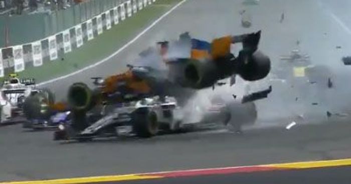 Spectacular Formula 1 Crash On Belgian GP, Driver Is Saved By A Halo ...