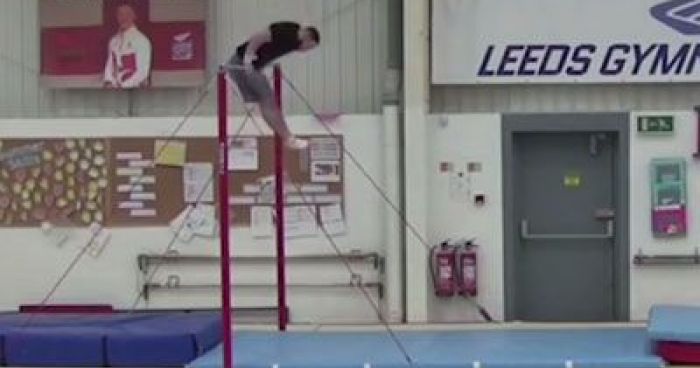 Gymnast Sets Horizontal Bar Backflip World Record Of Nearly 20ft ...