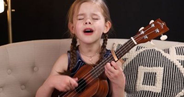 Little Girl Sings Elvis' "Can't Help Falling In Love", Takes The ...