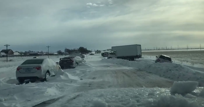 WATCH: Driver Captures Aftermath Of 'Bomb Cyclone' Blizzard In Colorado ...