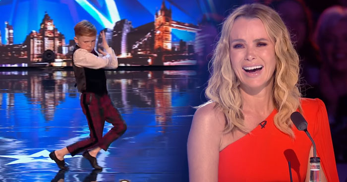 Tiny Dancer Ethan Higgins Wows The BGT Judges With His Dance Routine On ...