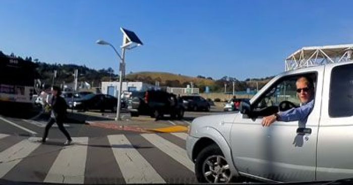 Driver Gets Mad At Pedestrian Crossing, Road Rage Ends With Unexpected ...