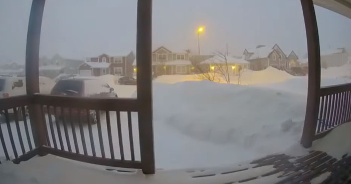 Snow Covers House Completely During Newfoundland Blizzard 2020 ...