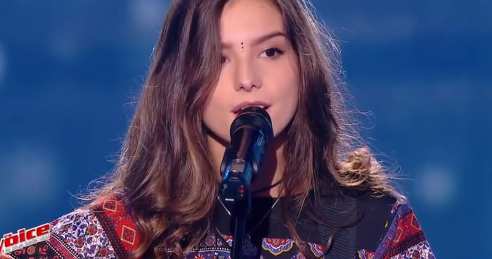 Teen Elsa Roses Sings Keane' Hit Song On The Voice France | Klipland.com