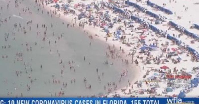 Despite All The Warnings, Here's How Packed Clearwater Beach In Florida ...