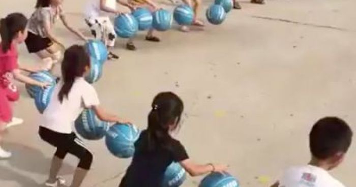 Chinese Kindergarten Children's Impressive Basketball Skills | Klipland.com