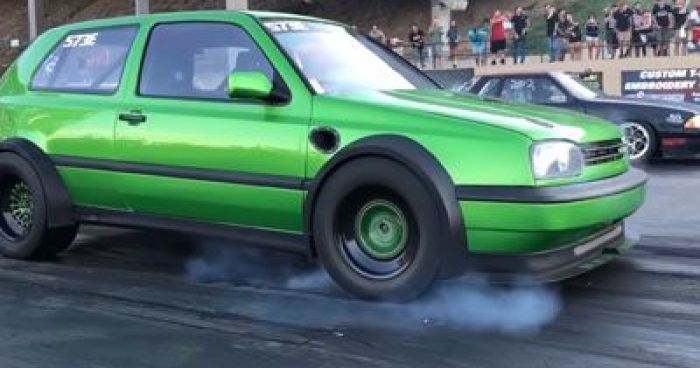 VW Golf With Twin Engine And Twin Turbo Makes 1600 Horsepower ...