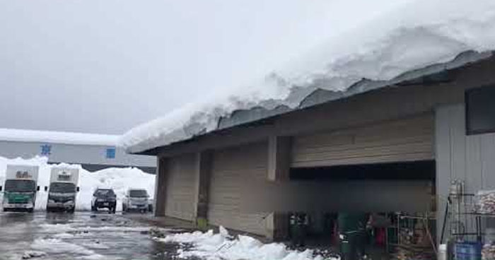 Snow Slides Off The Roof And It's Really Satisfying | Klipland.com