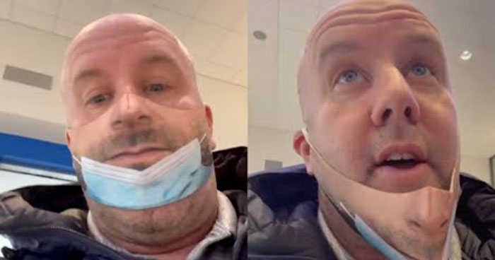 Man Pranks People By Wearing Realistic-Looking Face Mask | Klipland.com