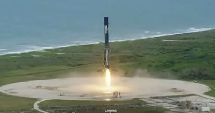 SpaceX Rocket Self-Landing | Klipland.com