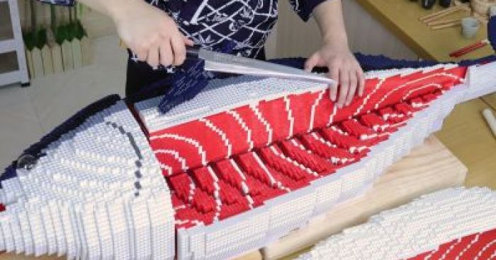 Huge Lego Tuna Fish Dismantled | Klipland.com