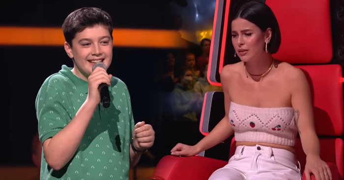 Boy Sings 'Easy On Me' By Adele, Makes The Voice Kids Judges Emotional ...