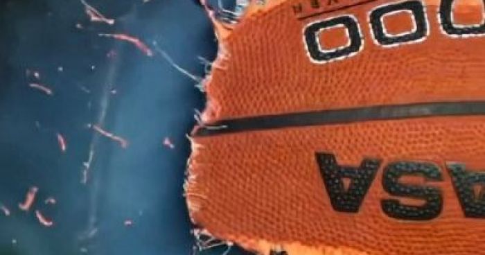 Overinflated Basketball Exploding In Slow Motion | Klipland.com