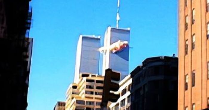 Video Of The First Plane That Hit North Tower WTC | Klipland.com
