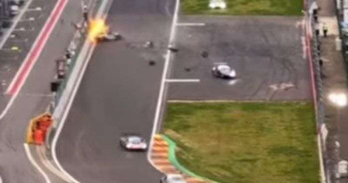 Horrific Crash At Spa 24h | Klipland.com