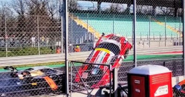 Horror Crash On A Race Track In Italy | Klipland.com