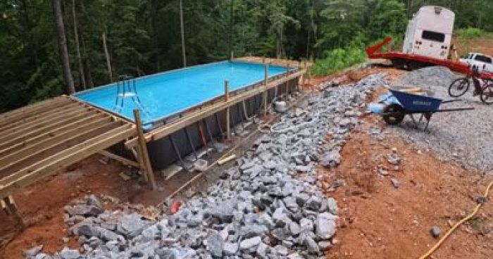 Man Turns A $500 Pool Into His Dream Pool | Klipland.com