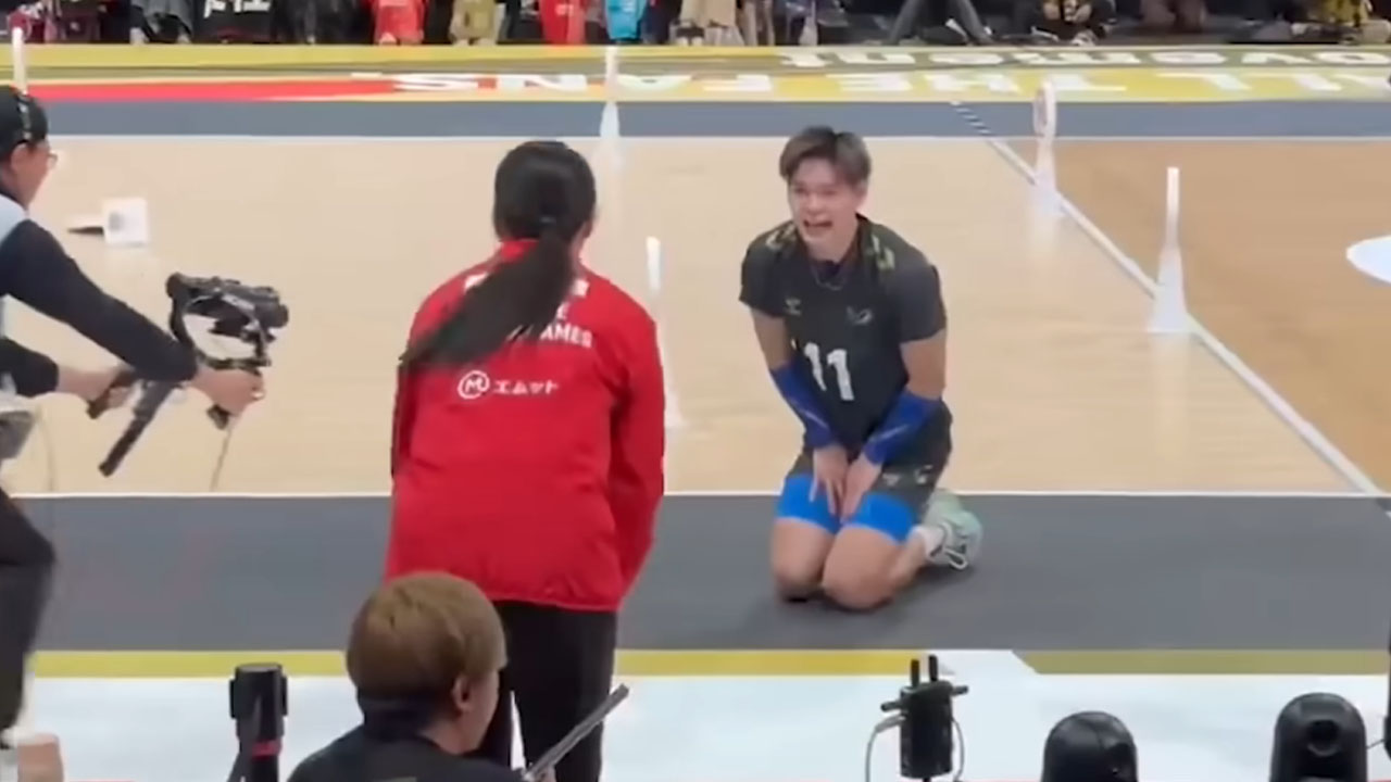 Yuji Nishida's sliding apology after hitting a judge leaves everyone in stitches | Klipland.com